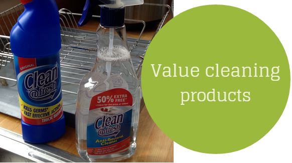 Value cleaning products - Money saving blog - Mrs Bargain Hunter