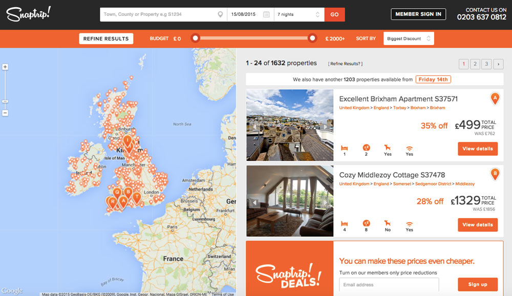 New app for booking bargain holiday homes - Money saving blog - Mrs Bargain Hunter