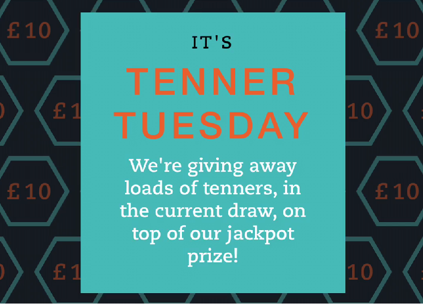 Raffler launches Tenner Tuesdays - Money saving blog - Mrs Bargain Hunter